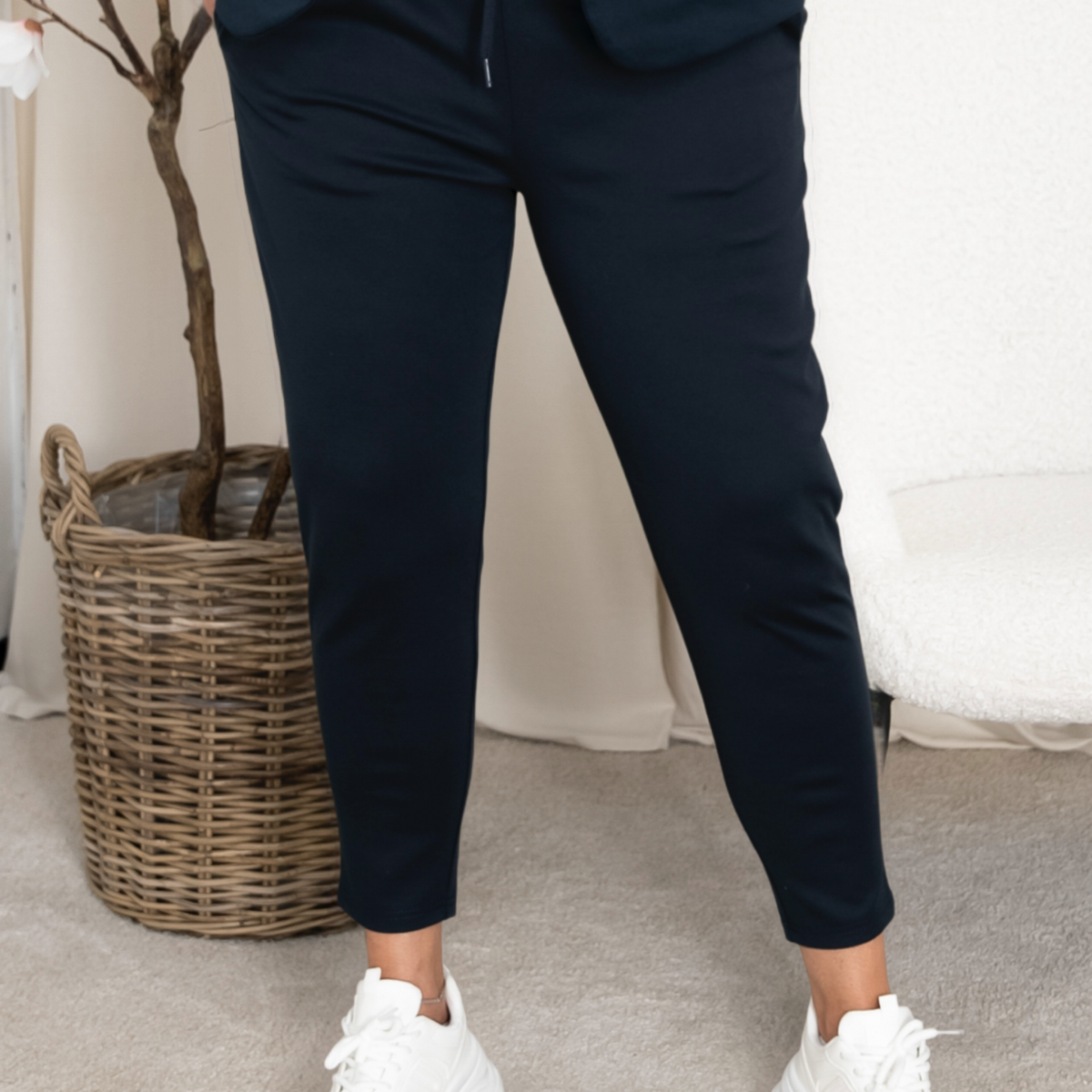Ichi IHkate pants cropped total eclipse - Online-Mode