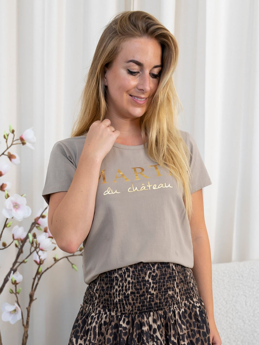 Marta du Chateau Jeanette tee sand - Online-Mode